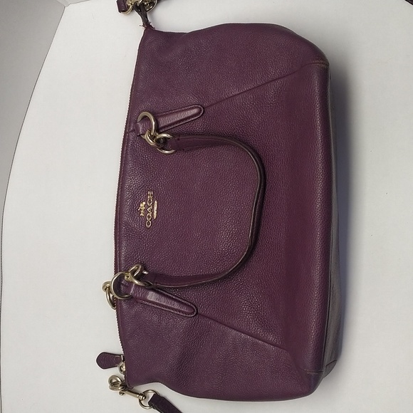 Bags | Coach Purple Purse | Poshmark